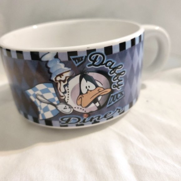 Warner Brothers | Other | Daffy Duck Diner Coffee Soup Mug Vintage 998 ...